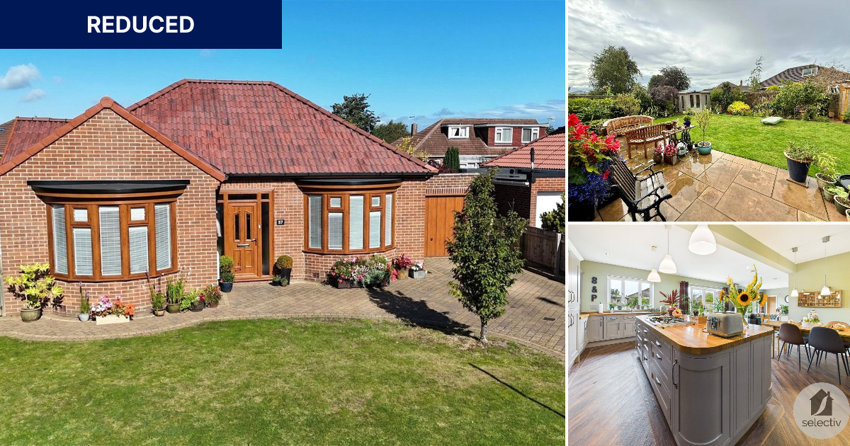 3 bed bungalow for sale in Hutton Lane, Guisborough, North Yorkshire ...